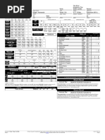 MW3 Mechwarrior Sheet (Fillable) | PDF | Weaponry | Leisure