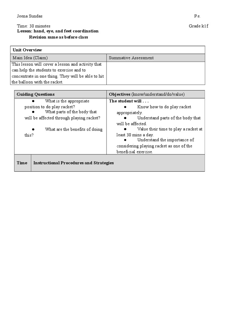 Finalfitnesslp 2 | PDF | Physical Education | Educational Assessment