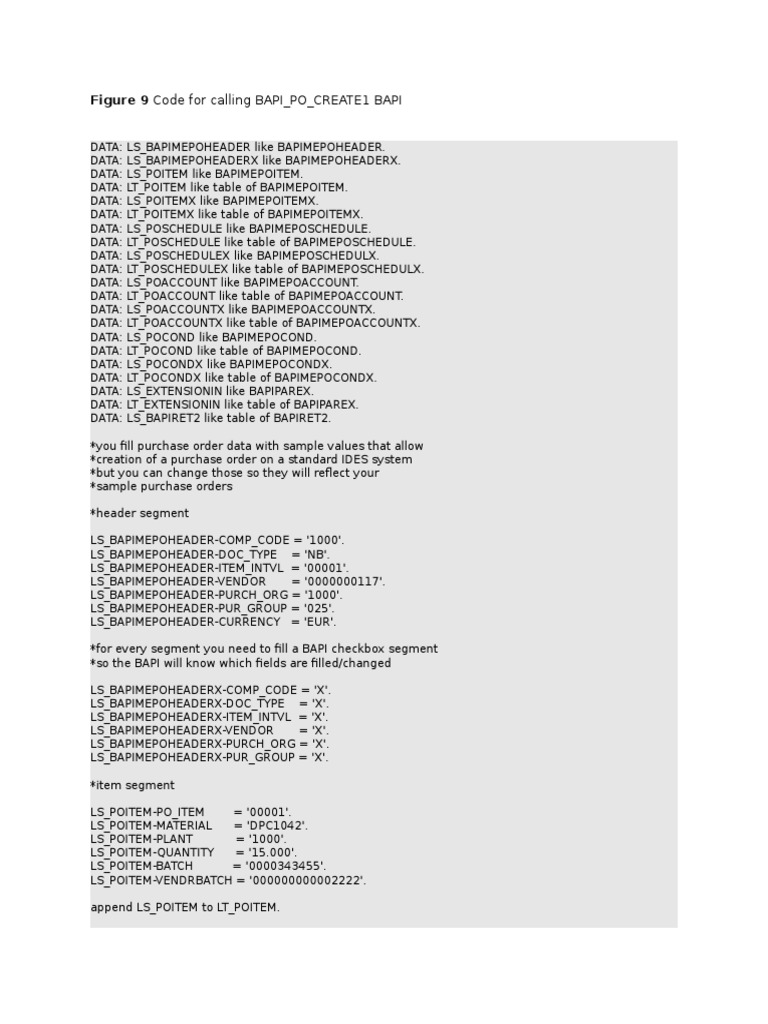 BAPI Enhancement | PDF | Computer Programming | Computing