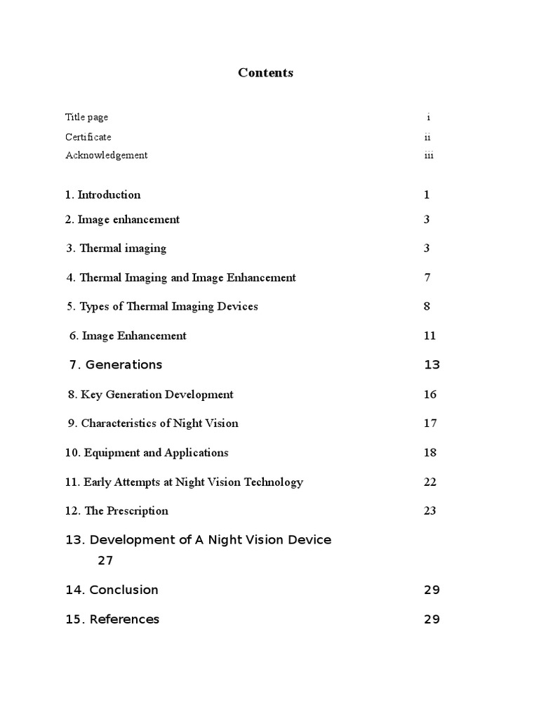 Title Page I Certificate II Acknowledgement III | PDF