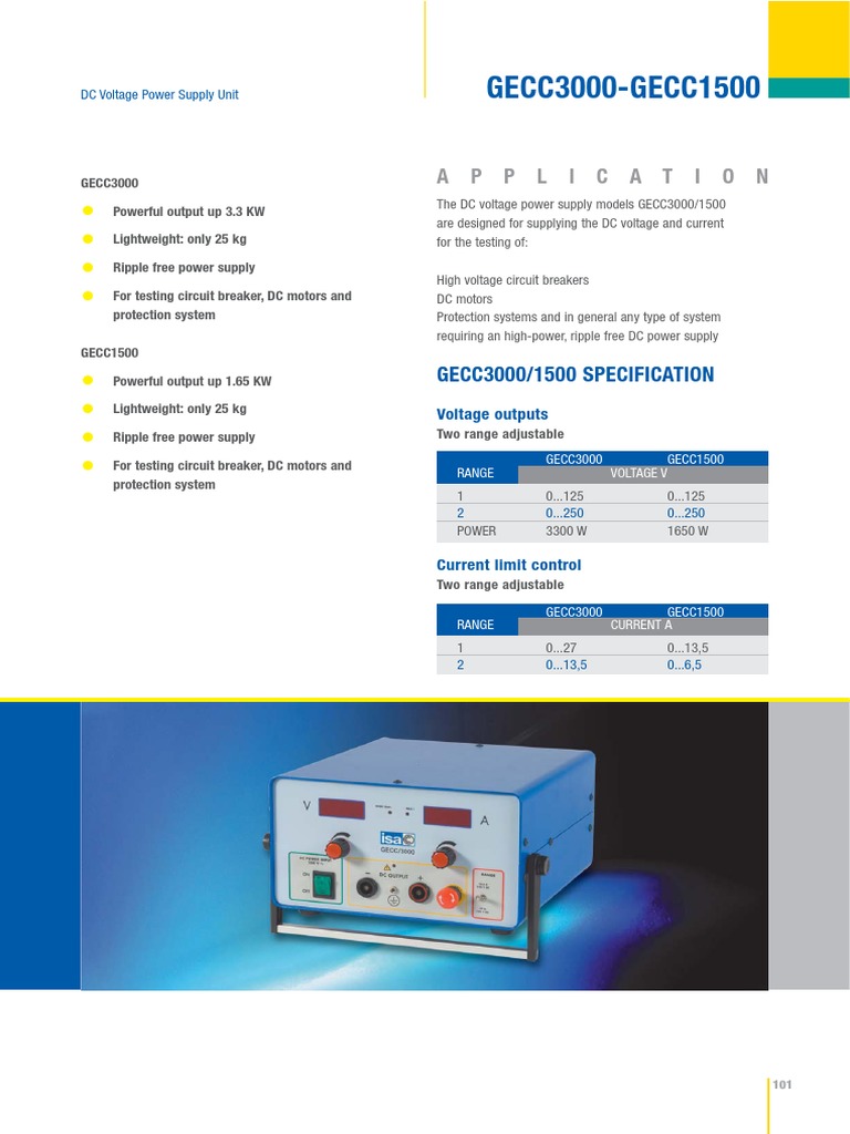 Gecc3000 PDF | PDF | Power Supply | Mains Electricity