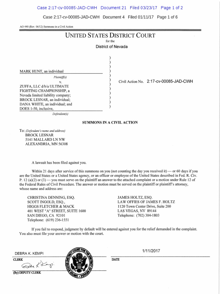 Proof of Service | Service Of Process