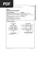 LM733/LM733C Amplifier Datasheet | PDF | Amplifier | Electronic Circuits