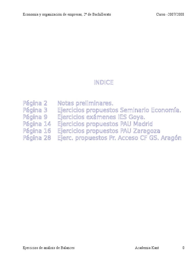Selectividad Ejercicios Balances | PDF | Capital de trabajo | Amortización (Negocio)