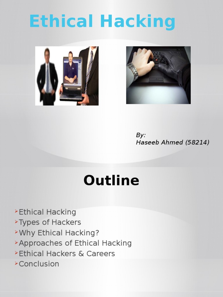 Ethical Hacking: By: Haseeb Ahmed (58214) | PDF | Computers