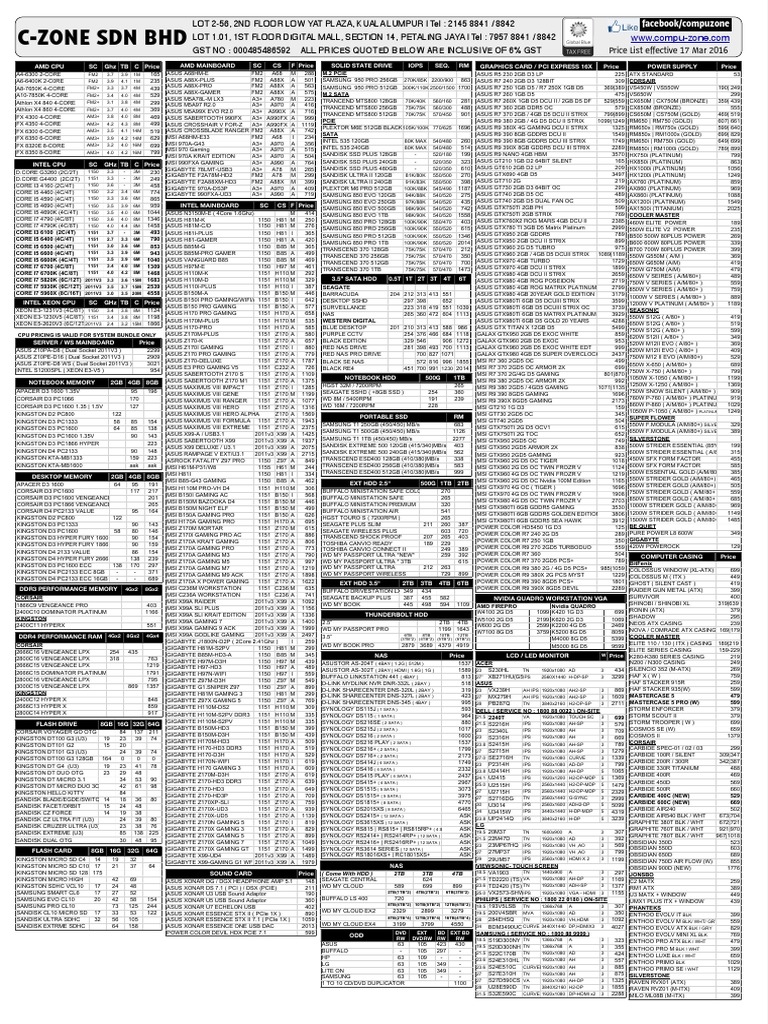 Pchardware Czone | PDF