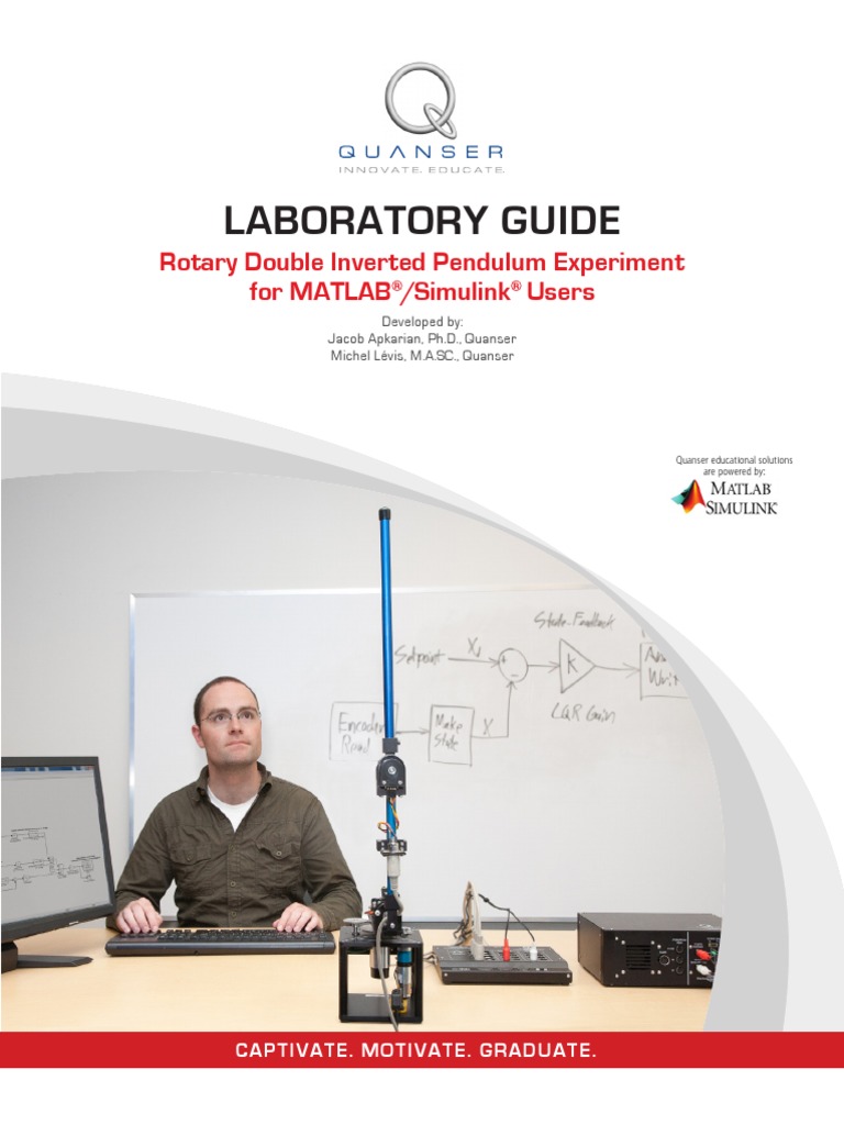 Rotary Double Inverted Pendulum - Laboratory Guide | PDF | Control ...