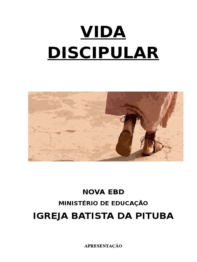 Vida Discipular | PDF | Apóstolo Paulo | Jesus
