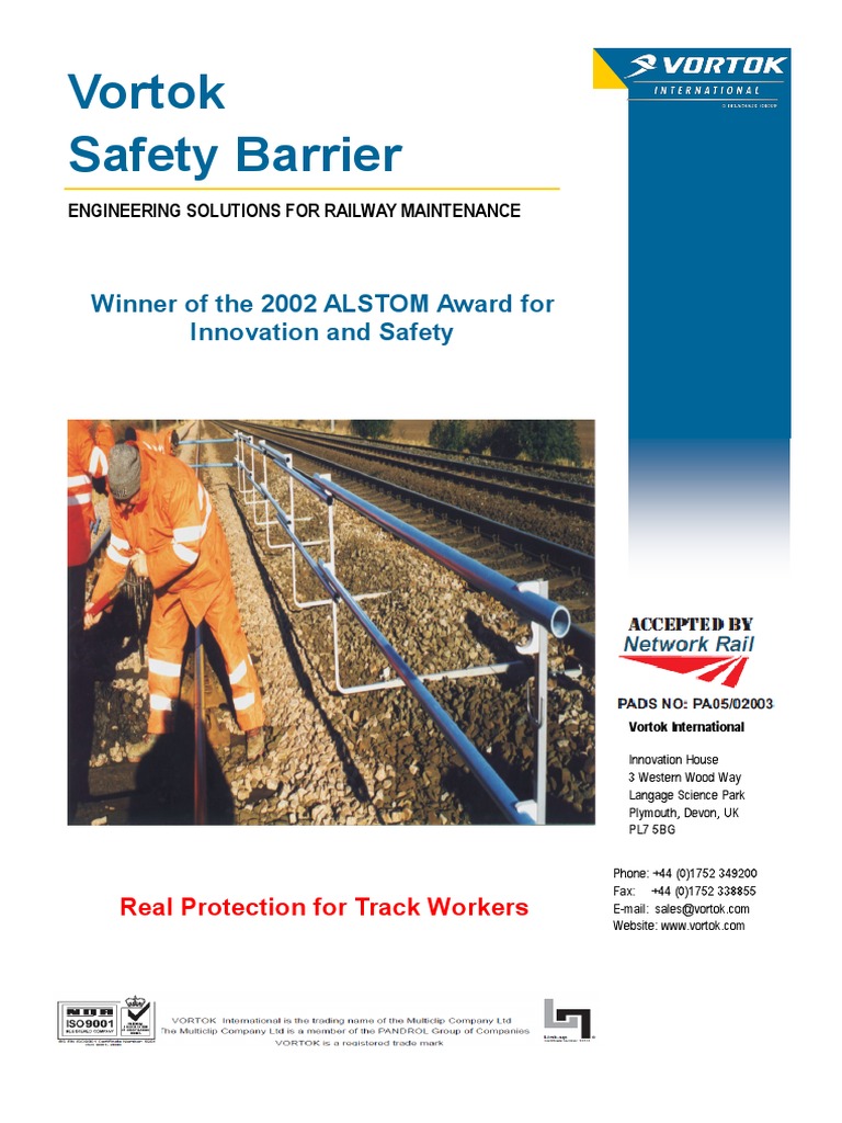 Safety Barrier | PDF | Track (Rail Transport) | Land Transport