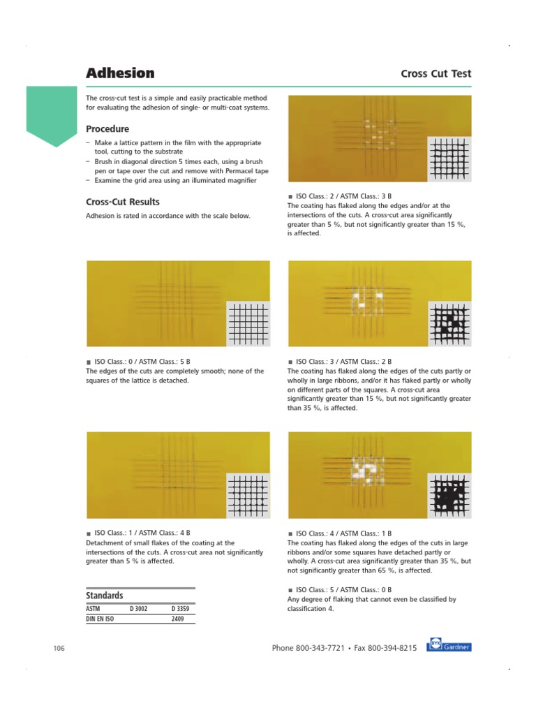Adhesion Test Spec | Download Free PDF | Manmade Materials | Industries