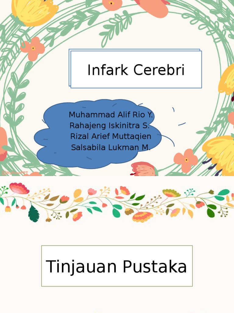 Diagnosis Infark Cerebri pada Pasien | PDF