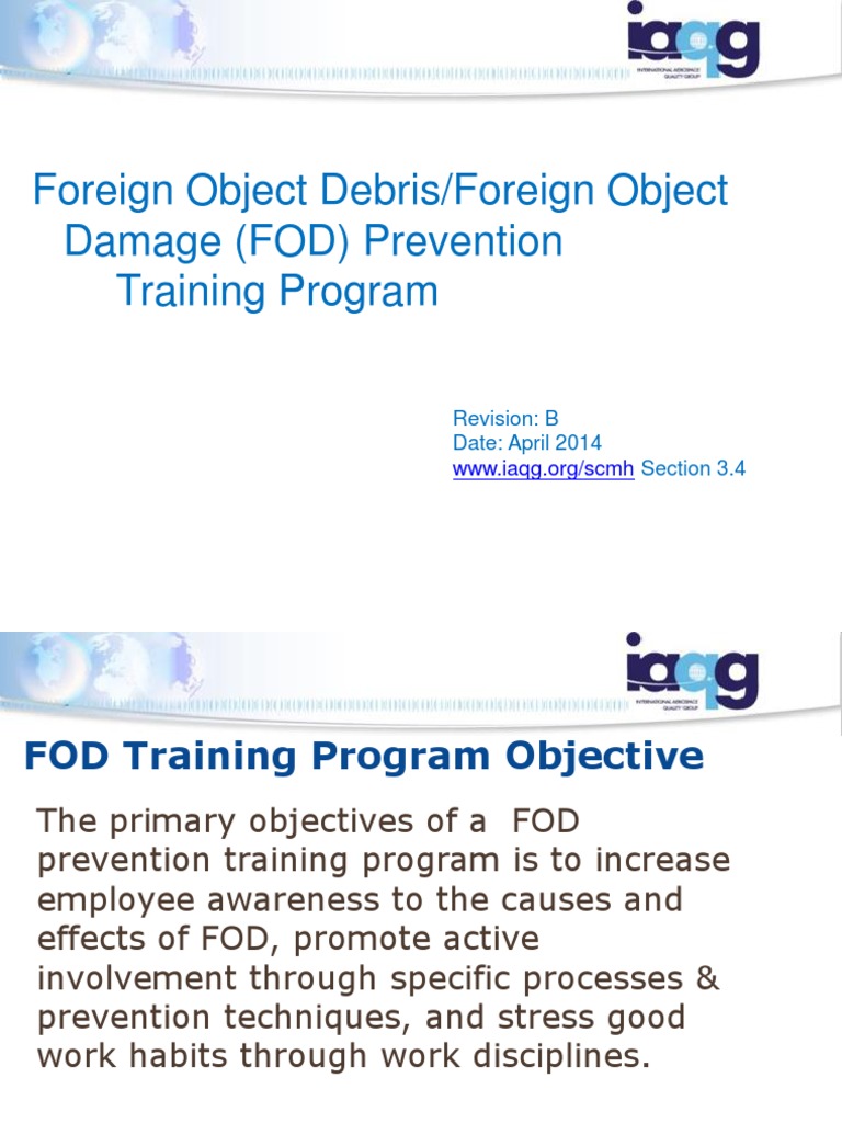FOD Prevention Training Overview | PDF | Technology & Engineering