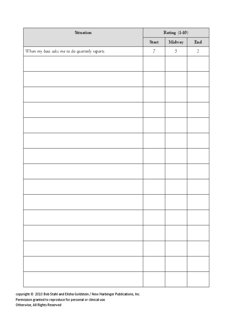 MBSRWKBK Worksheets PDF | PDF | All Rights Reserved | Copyright
