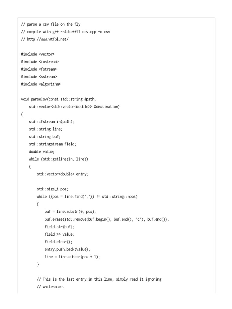 Parse CSV File | PDF | Teaching Methods & Materials | Computers