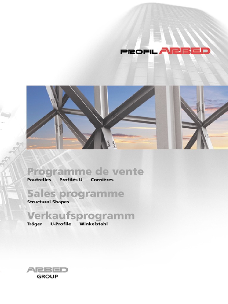 Catalogo Arbed | PDF | Métaux | Matériaux