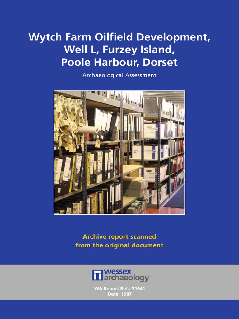 Wytch Farm, Furzey Island Archaeological Assessment 1987 | PDF | Social ...