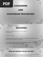 Guidelines For Safe Anchoring | PDF | Anchor | Ships