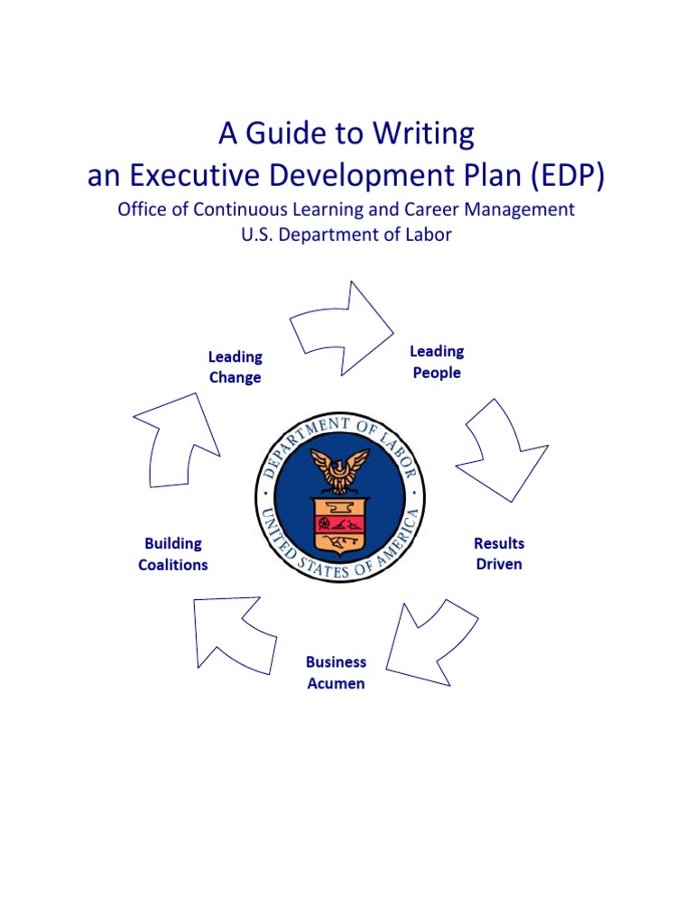 A Guide to Writing an Executive Development Plan (EDP).pdf | Competence ...