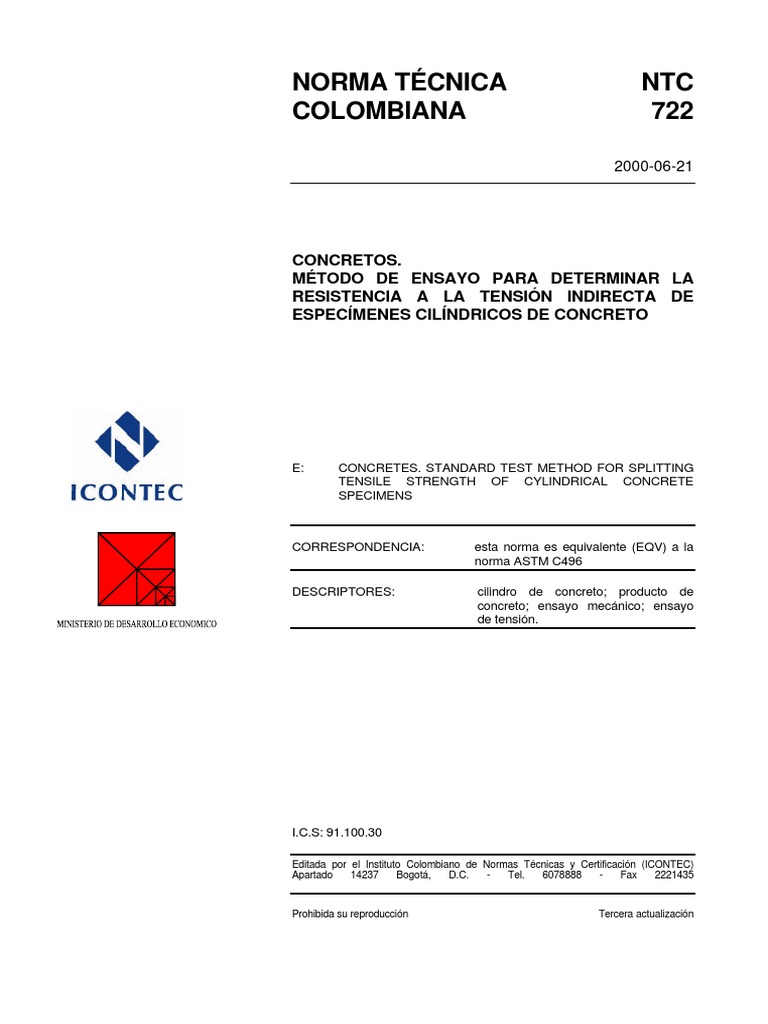 NTC_722-.pdf | Ciencia | Ingeniería