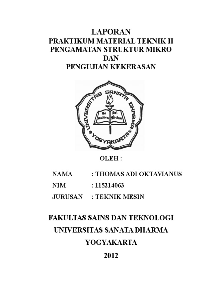 Laporan Praktikum Struktur Mikro Dan Uji Kekerasan | PDF