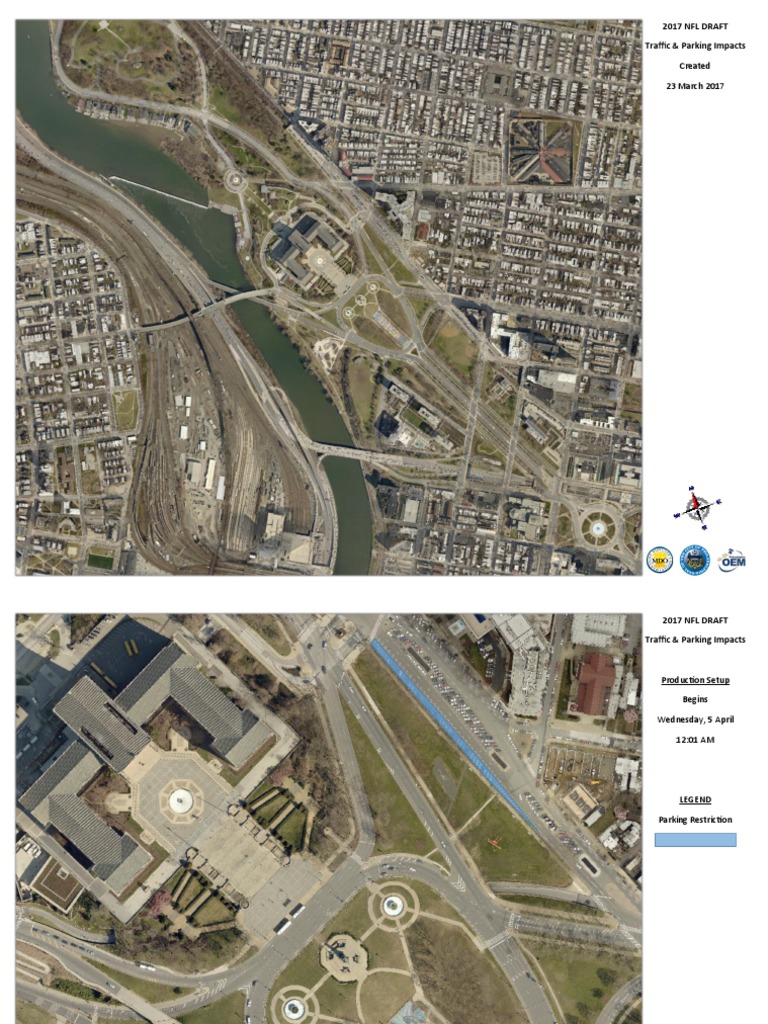 NFL Draft - Traffic Plan Map | PDF