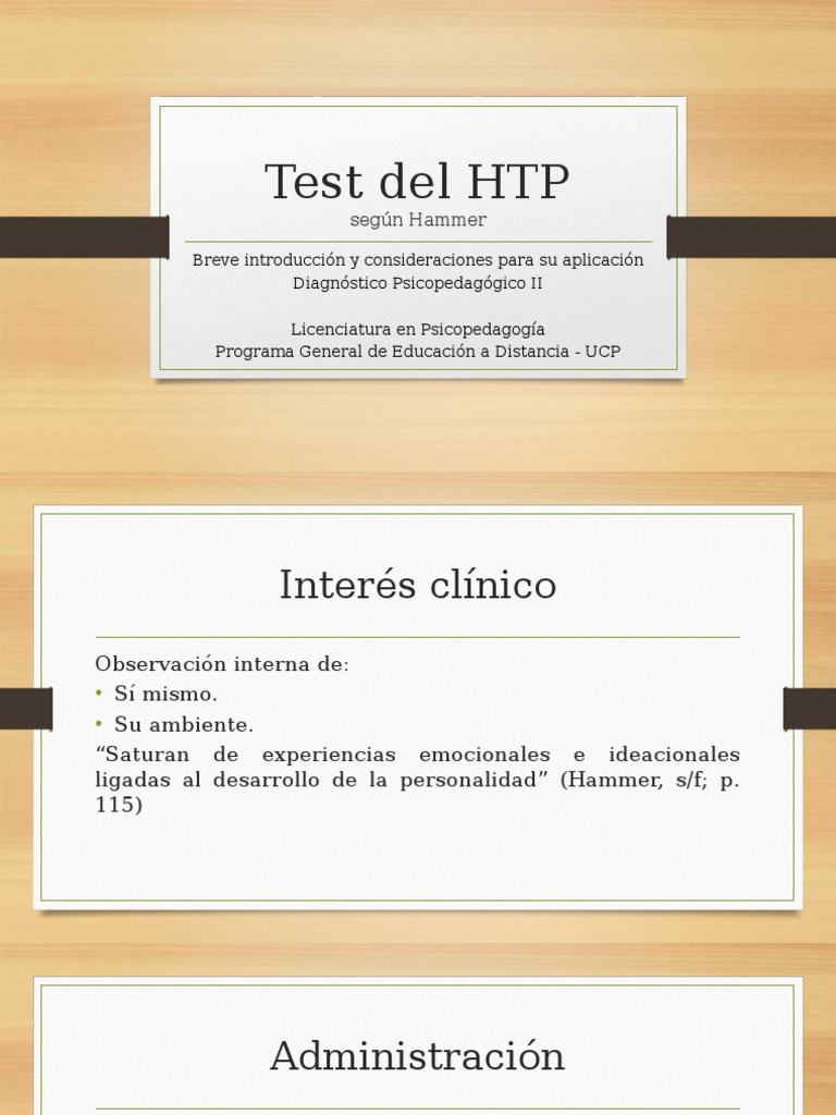 Test Del HTP | PDF | Arboles | Sicología