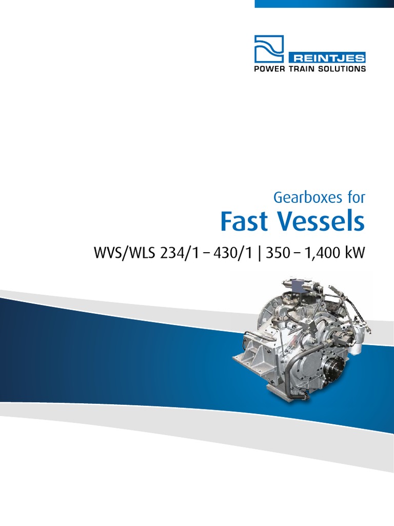 Fast Vessels WVS-WLS 234-1 - 430-1 | PDF | Transmission (Mechanics ...