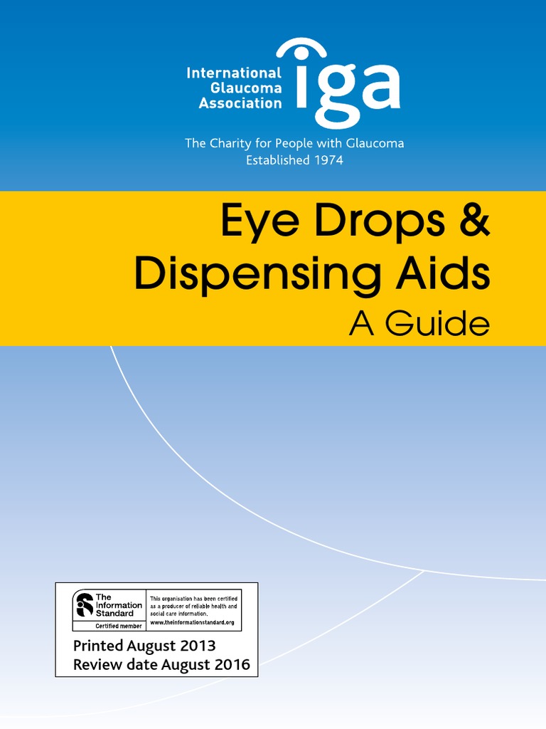 Eye Drops and Dispensing Aids | PDF | Human Eye | Retina