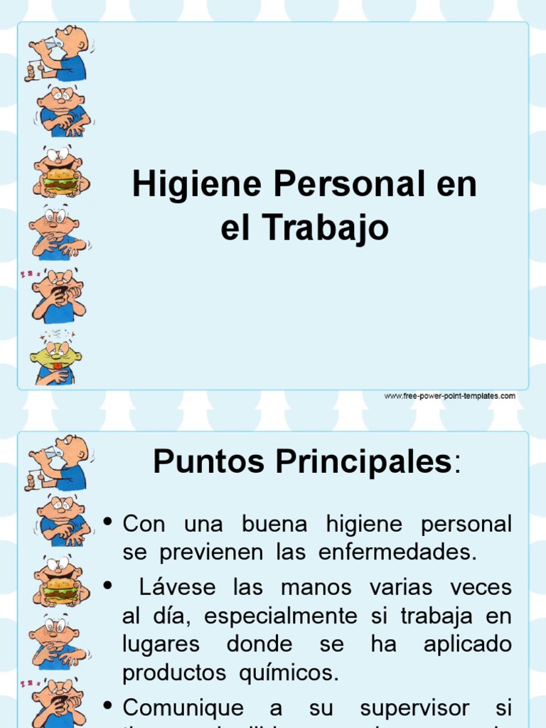 Higiene Personal En El Trabajo