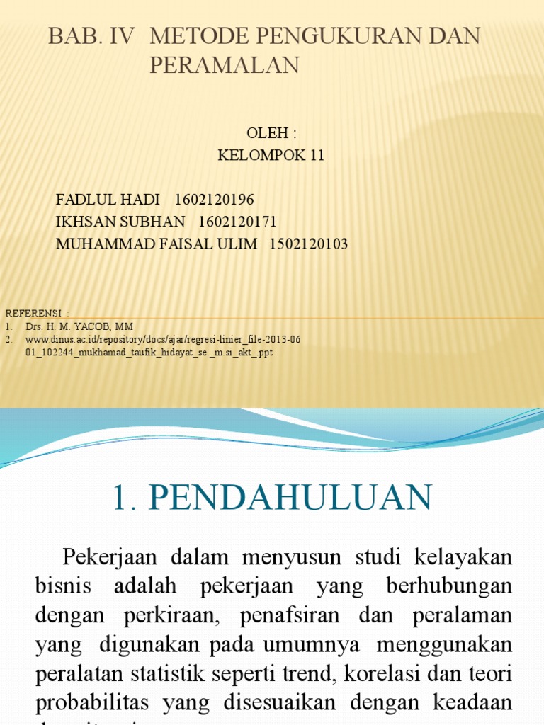 Metode Pengukuran Dan Peramalan | PDF