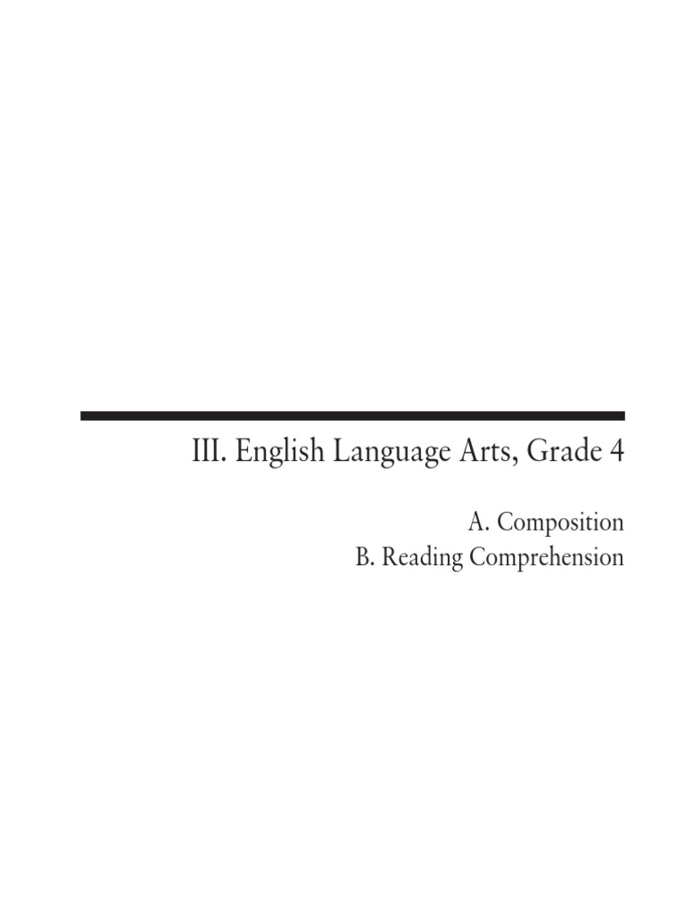 Mca 2013 Grade 4 Ela Passages | PDF | Multiple Choice | Reading ...