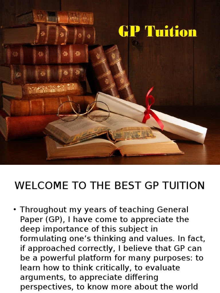 General Paper Tuition | PDF