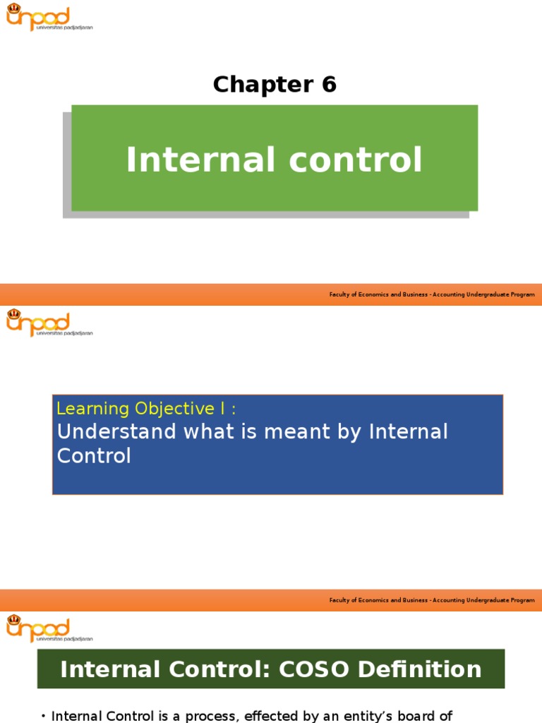 Understanding COSO Internal Control Framework | PDF | Risk | Accounting ...