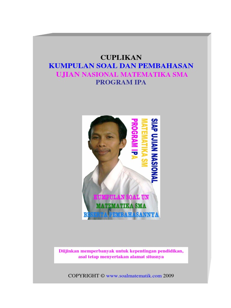 Cuplikan Kumpulan Soal Dan Pembahasan Uj PDF | PDF | Metode & Bahan Ajar