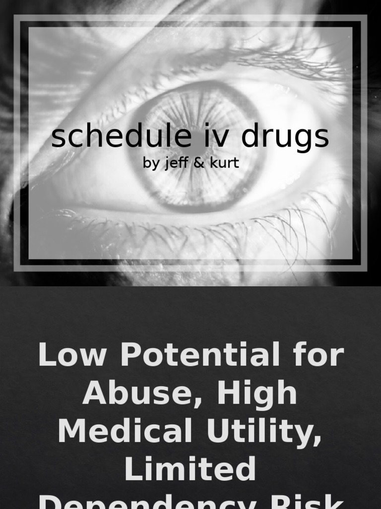 Schedule IV | Opioid | Analgesic