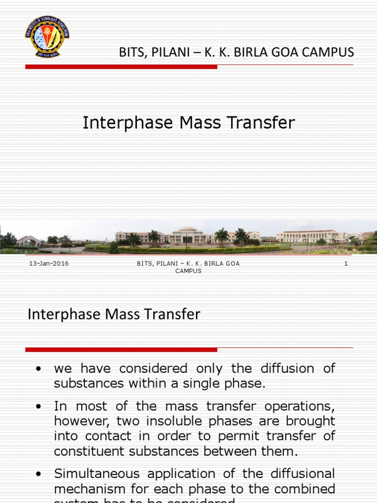 Understanding Mass Transfer Between Phases | PDF | Phase (Matter) | Diffusion