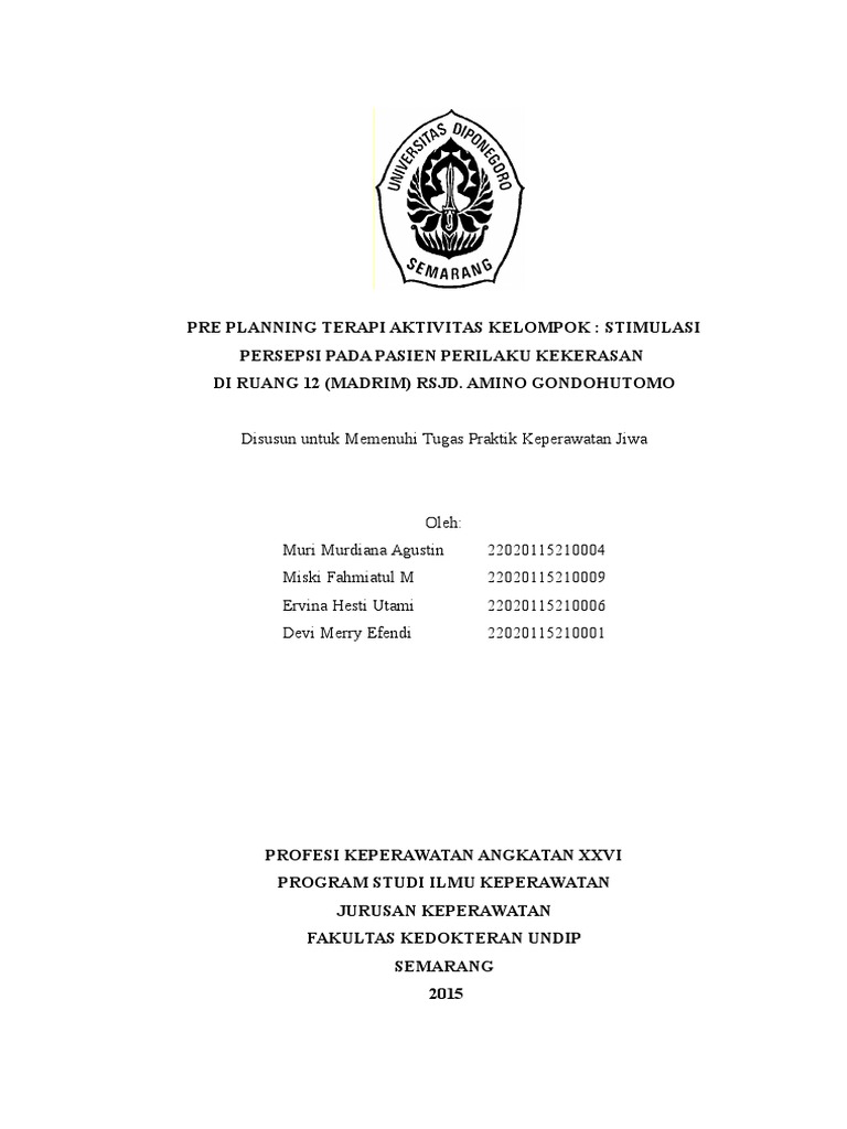 Contoh Pre Planning Tak PK 2 | PDF