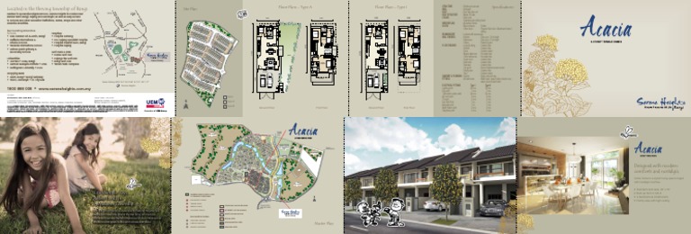 Floor Plans and Specifications for Type A Homes in Serene Heights, a ...