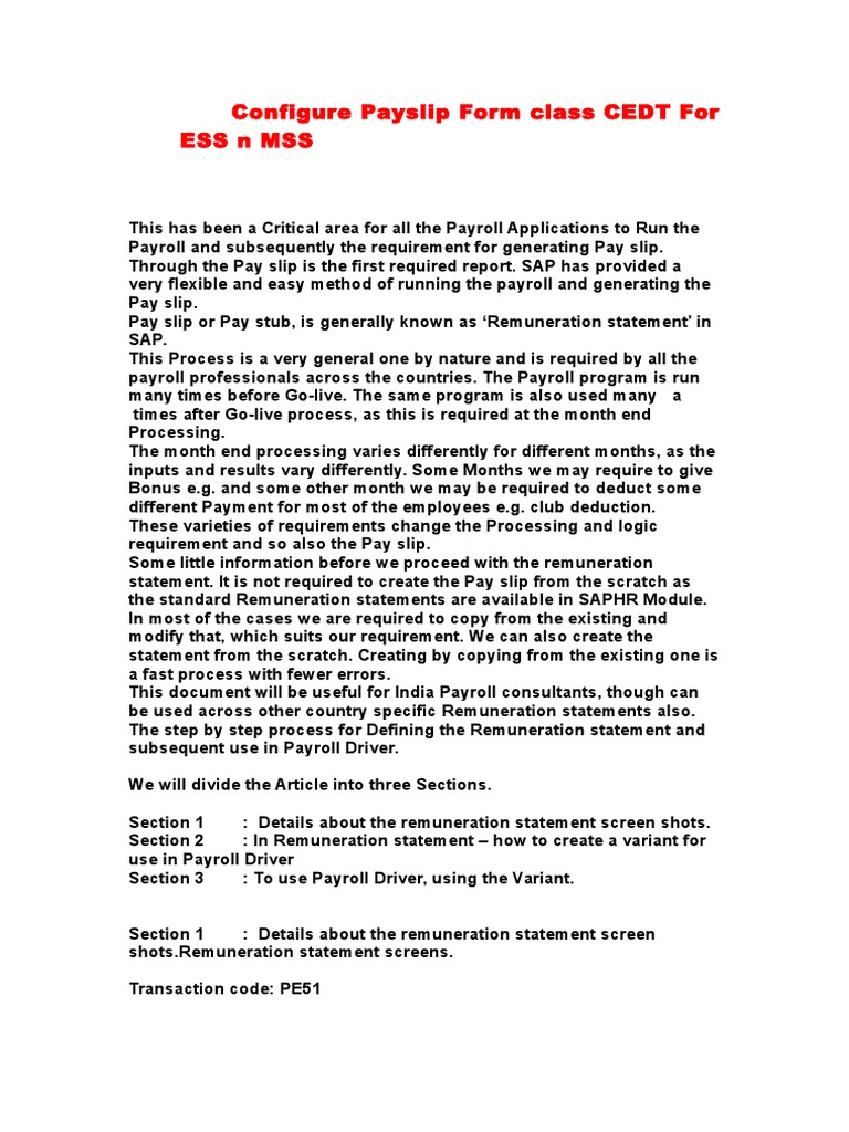 Configure Payslip Form Class CEDT | PDF | Icon (Computing) | Paycheck