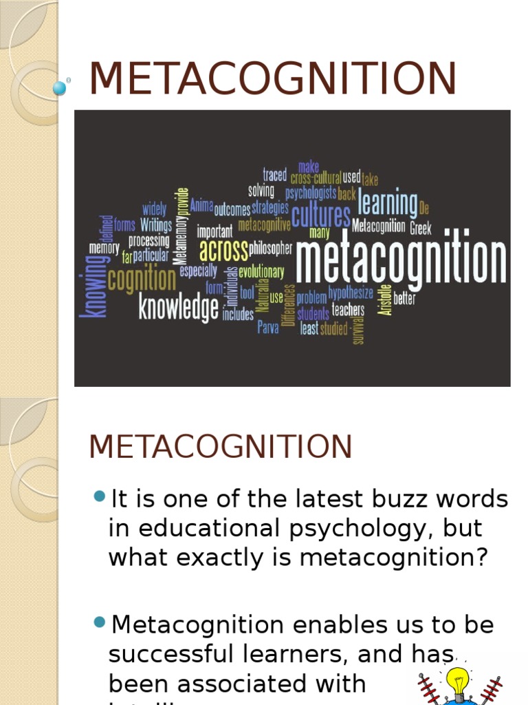 METACOGNITION | Metacognition | Learning | Free 30-day Trial | Scribd