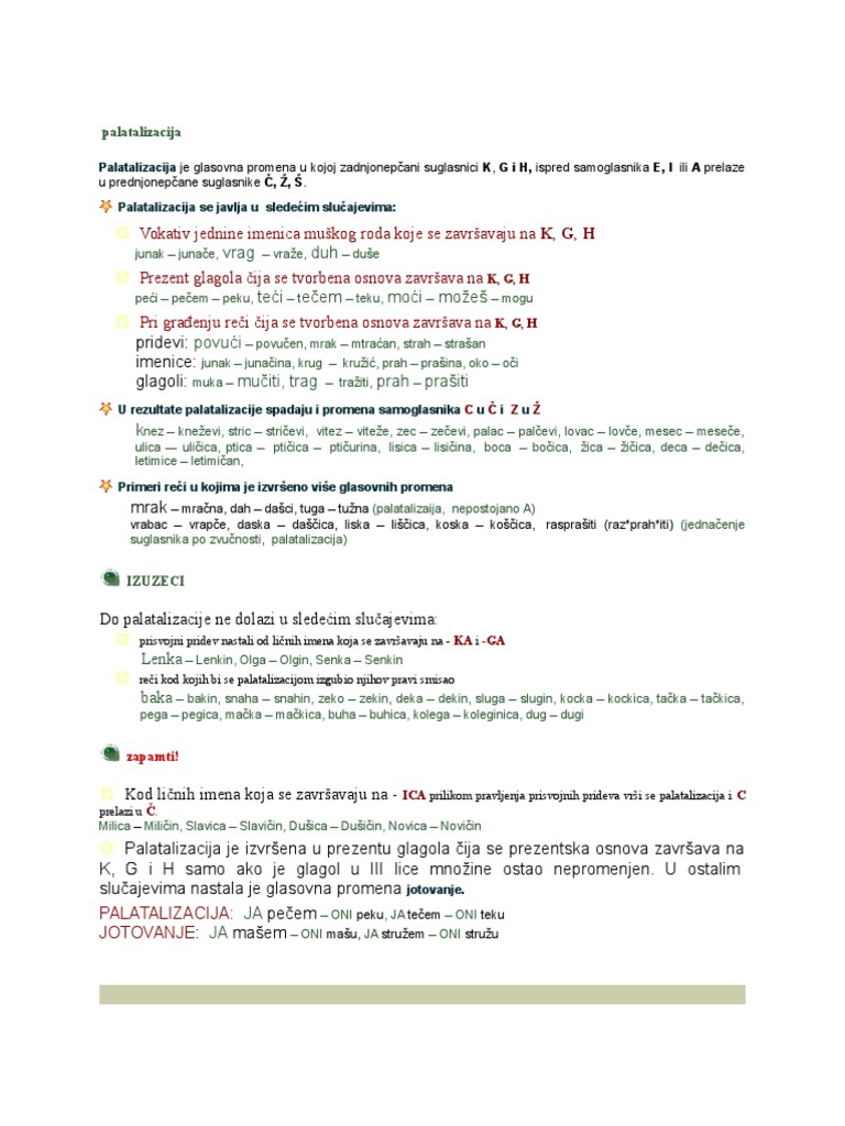 Glasovne Promene | PDF