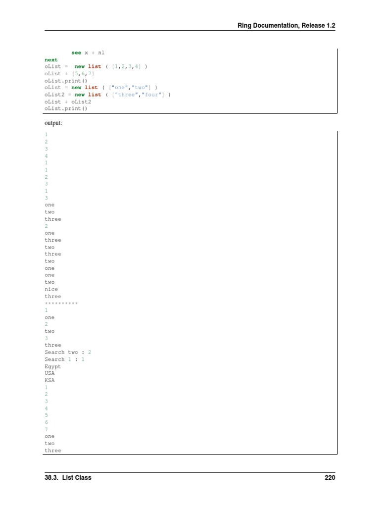 Ring Programming Language Book - Part 25 of 84 | PDF | Trigonometric Functions | Sine