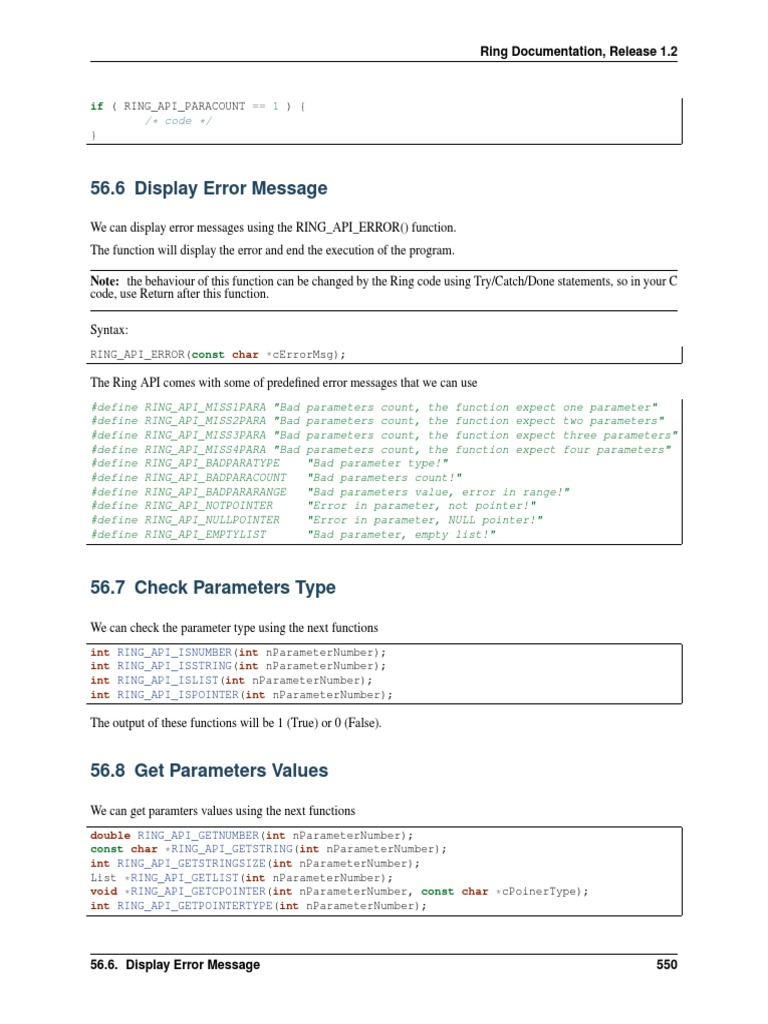 Ring Programming Language Book - Part 58 of 84 | PDF | Parameter ...