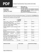 Tank Inspection Checklist | PDF