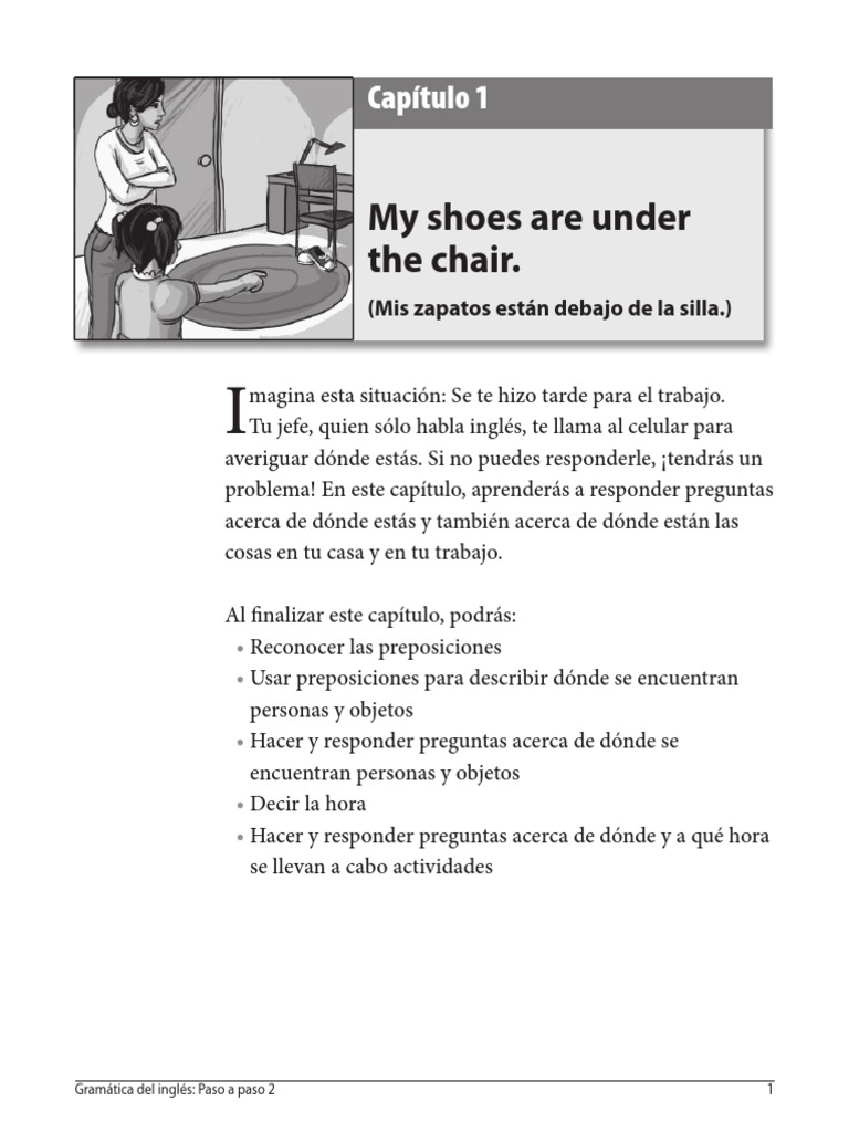 Paso A Paso 2 Chapter 1 PDF | PDF | Gramática inglesa | Palabra