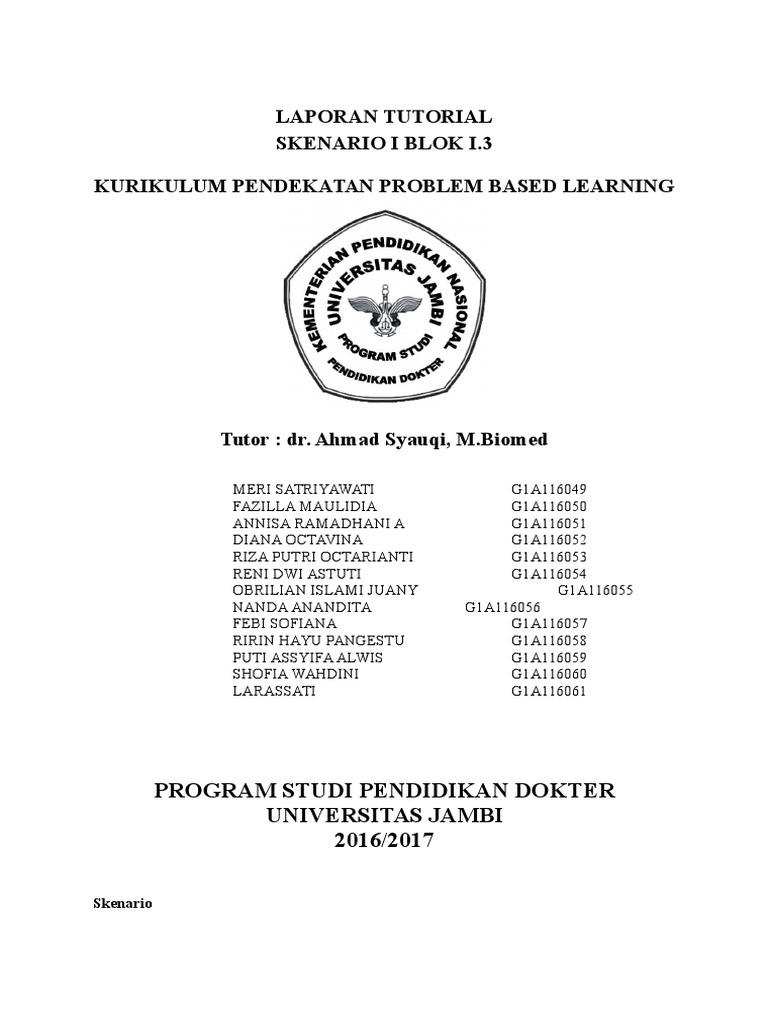 Problem Based Learning di PSPD UNJA | PDF | Karier & Perkembangan | Sains & Matematika