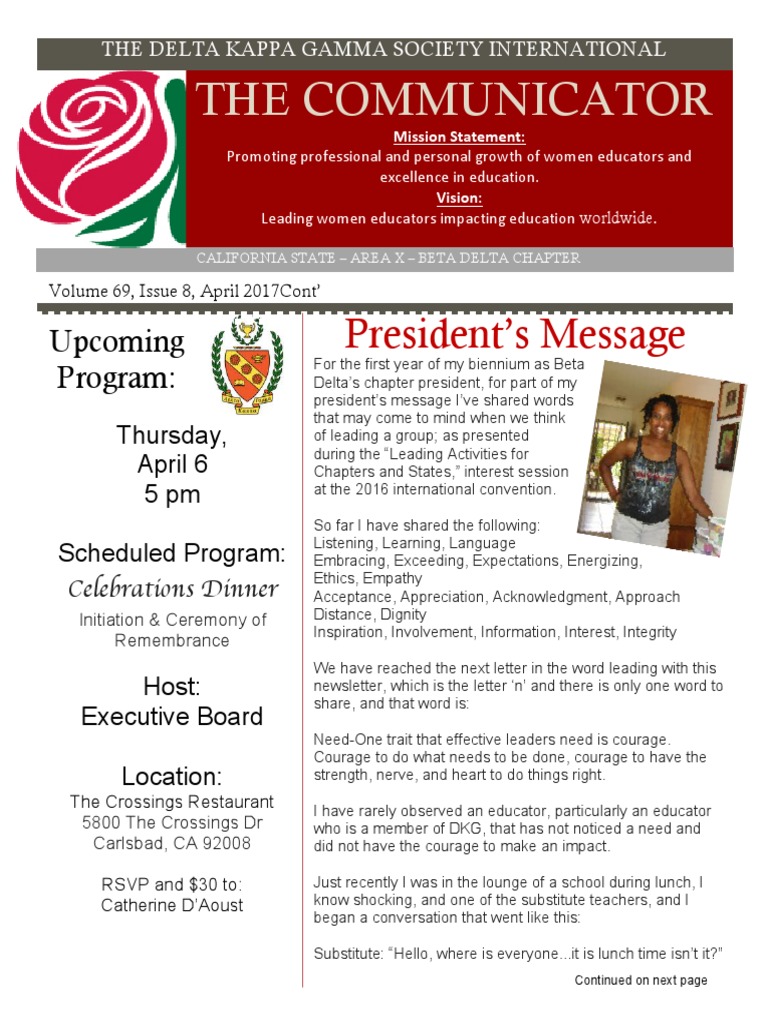 Newsletter 4.2017 Website | French Language | English Language