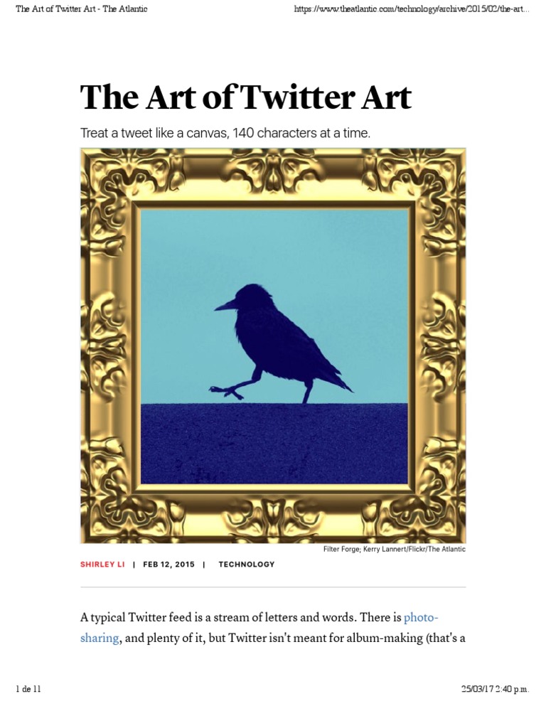 The Art of Twitter Expression | PDF | Twitter | Communication