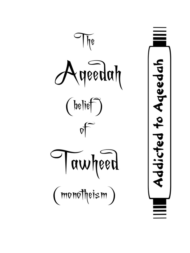 Aqeedah of Tawheed Ebook W Arabic | PDF | Tawhid | Prophets And ...