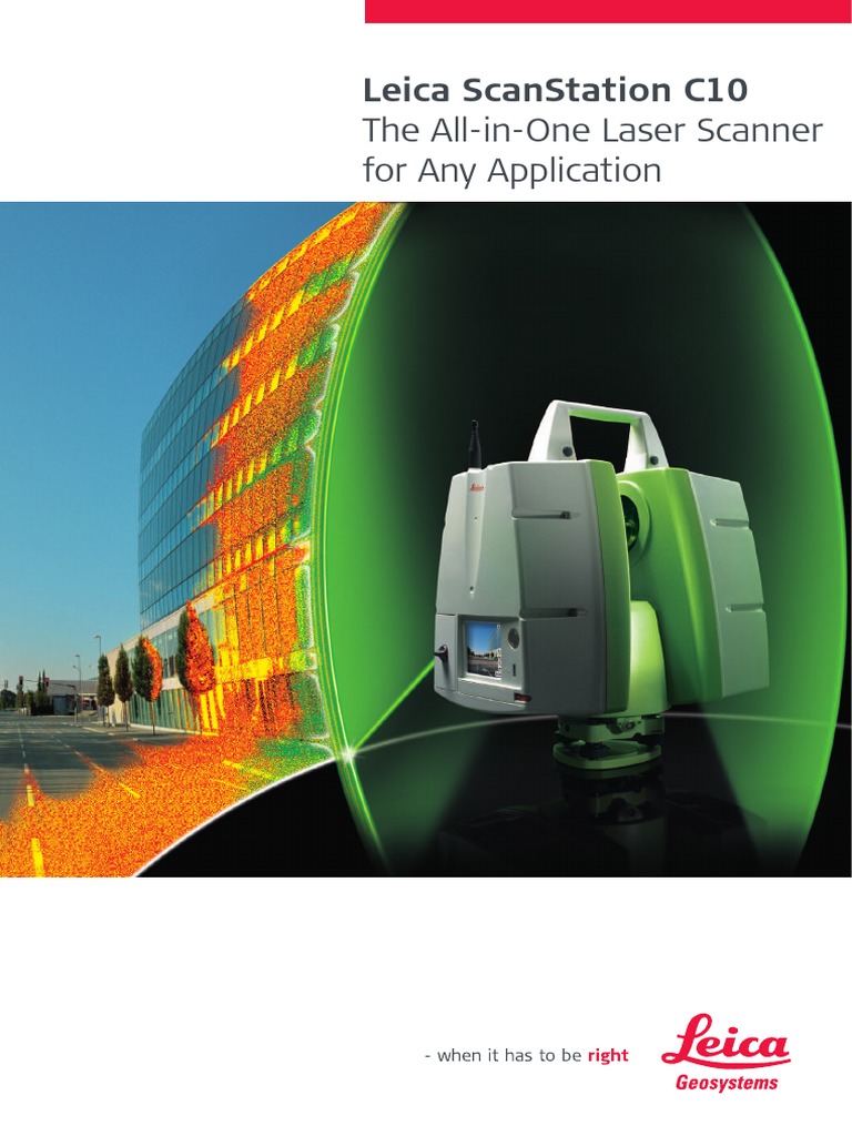 Leica ScanStation C10 BRO | PDF | Image Scanner | Surveying